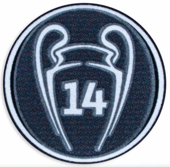 PARCHE CHAMPIONS LEAGUE CAMPEÓN 14 VECES REAL MADRID – FAN OF THE MATCH